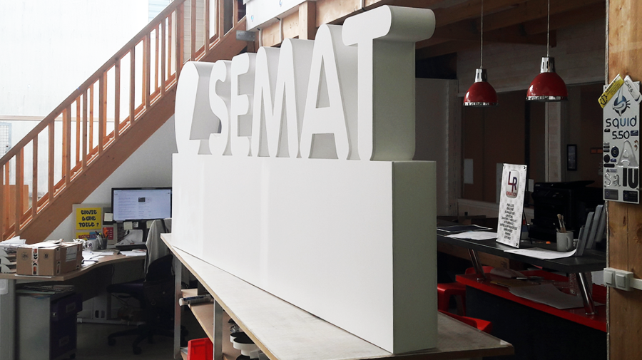 LA ROCHELLE CREATION LETTRE POLYSTYRENE - le logo géant en polystyrène ...